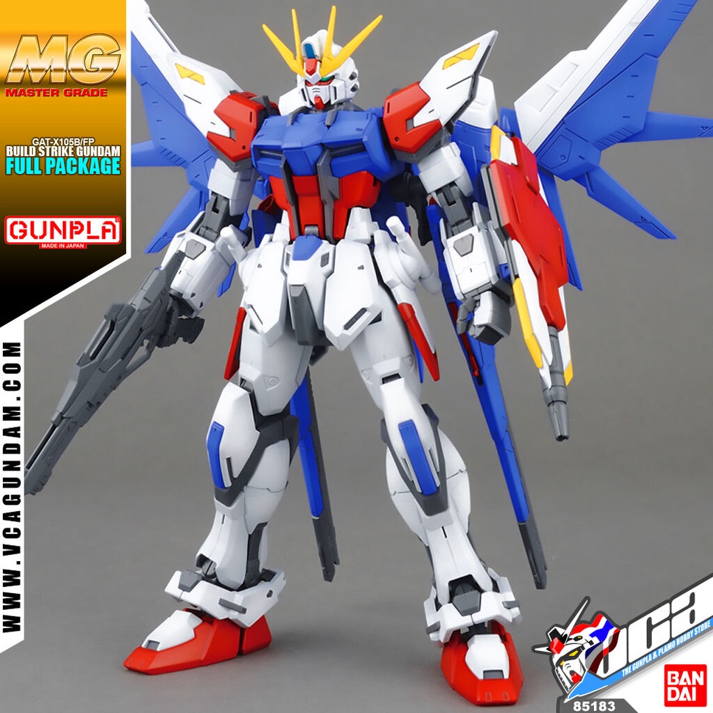 BANDAI GUNPLA MASTER GRADE MG 1/100 BUILD STRIKE GUNDAM FULL PACKAGE ...