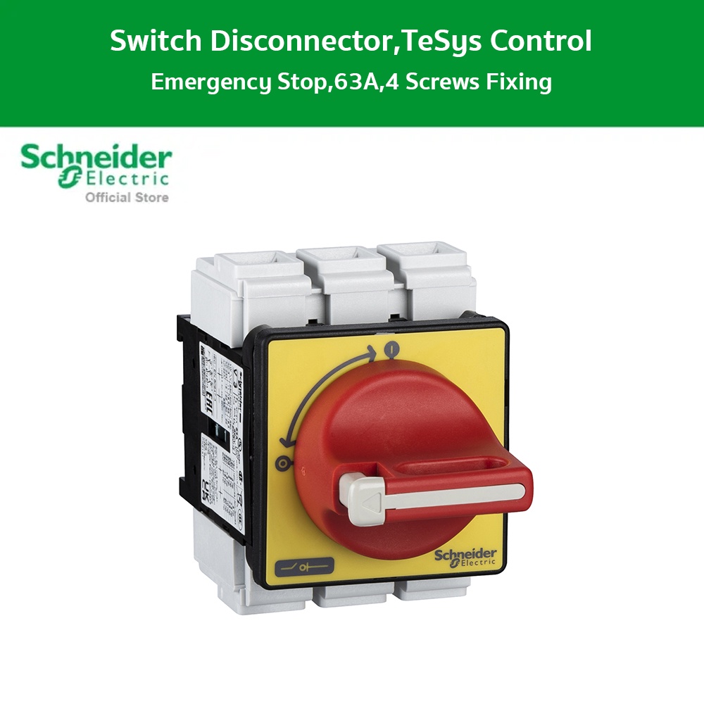 Schneider Switch disconnector,รุ่น Tesys Control,for ON/emergency stop ...
