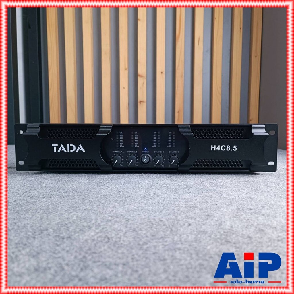 TADA H4C8.5 poweramp 4CH พาวเวอร์แอมป์ 4 ช่อง ธาดา กำลังวัตต์ 850 วัตต์ ...