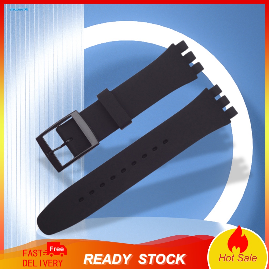 Setn สายนาฬิกาข้อมือ ซิลิโคนนิ่ม กันเหงื่อ ระบายอากาศ 20 มม. แบบเปลี่ยน สําหรับ Swatch | Shopee ...