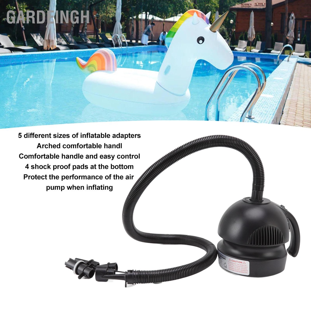 GardeingH 400W ปั๊มลมไฟฟ้า ABS อัตราเงินเฟ้อและภาวะเงินฝืด 4 Shock Pads ...