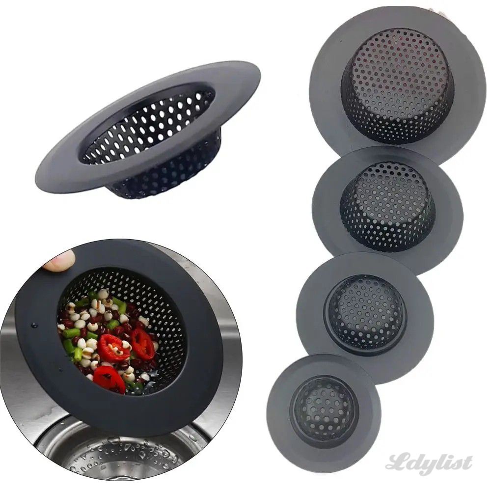 รายละเอียดสินค้า Anti Clog Sink Strainer Kitchen Stainless Steel Mesh ...