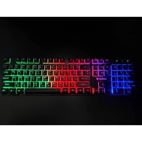 ไฟสวยๆกระพริบได้ราคาเบาๆNUBWO NK-41 ZENITH keyboard Gamingแท้ประกัน ...