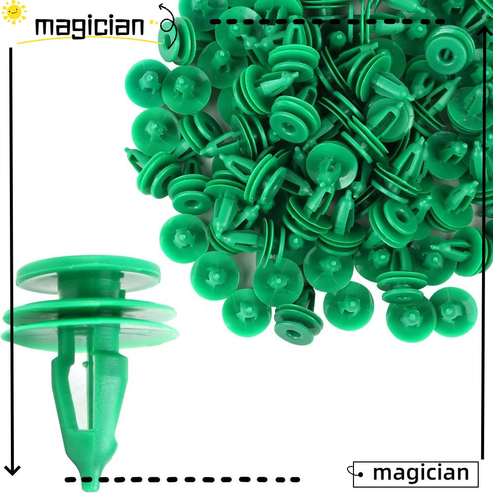 Mag 100 ชิ้น 6503204คลิปแผงประตูรถยนต์ สีเขียว 8 มม. | Shopee Thailand