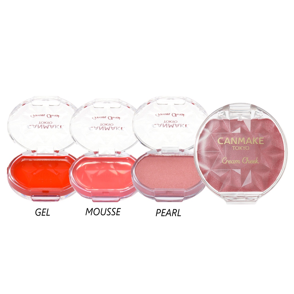 ♦️ของแท้·ส่งด่วน·ถูก♦️Canmake Cream Cheek Pearl Mousse Gel Blush : แคน ...