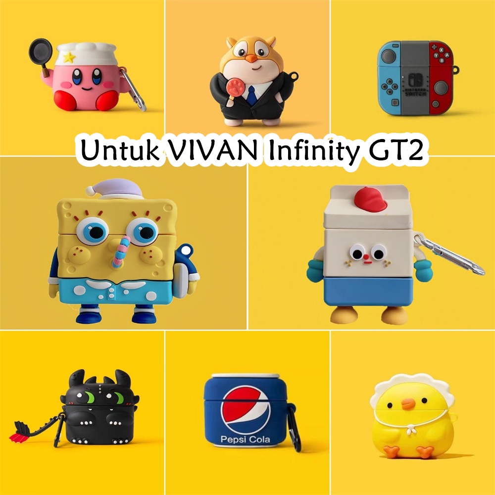 InnovationFor Vivan Infinity GT2 เคสอินเทรนด์การ์ตูนซิลิโคนอ่อนนุ่มหู ...