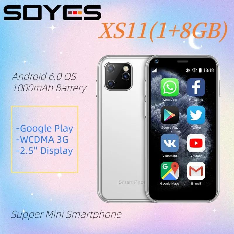 3g SOYES XS11 โทรศัพท์มือถือ แอนดรอยด์ ขนาดเล็ก 2.5 นิ้ว แบบพกพา Quad Core 1GB+8GB | Shopee Thailand