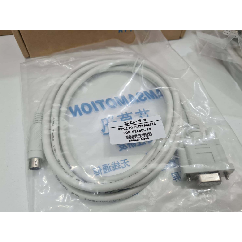 FX CABLE 2 เมตร SC-11 สายสื่อสารระหว่าง PLC Programmable Logic ...