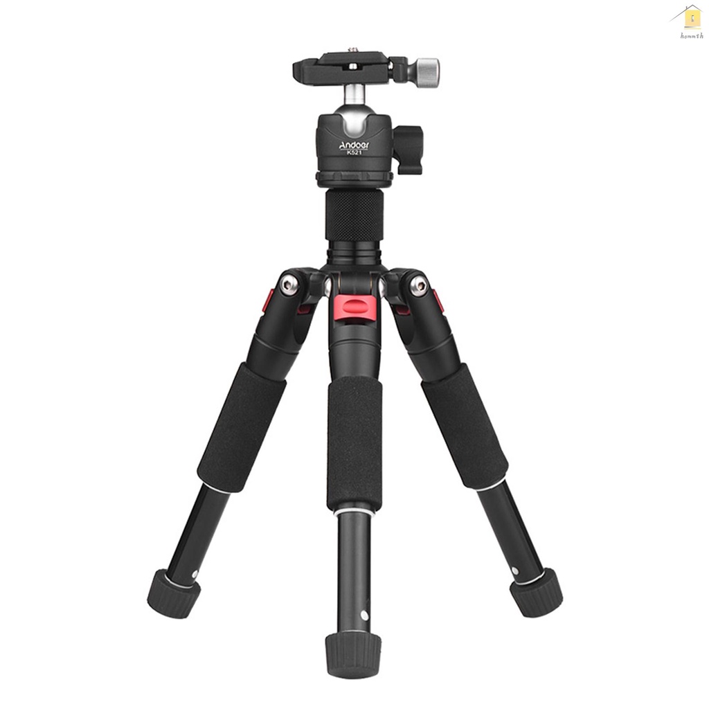 [คุณภาพดี] Andoer K521 ขาตั้งกล้องอลูมิเนียม แบบพกพา 5 ส่วน พร้อมหัวบอล ...