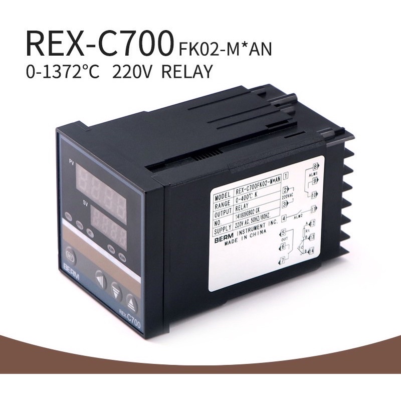 ถูกและคุ้ม เครื่องควบคุมอุณหภูมิ PID RKC REX C700 Relayส่งของทุกวันร้านในไทย งานแท้ | Shopee ...