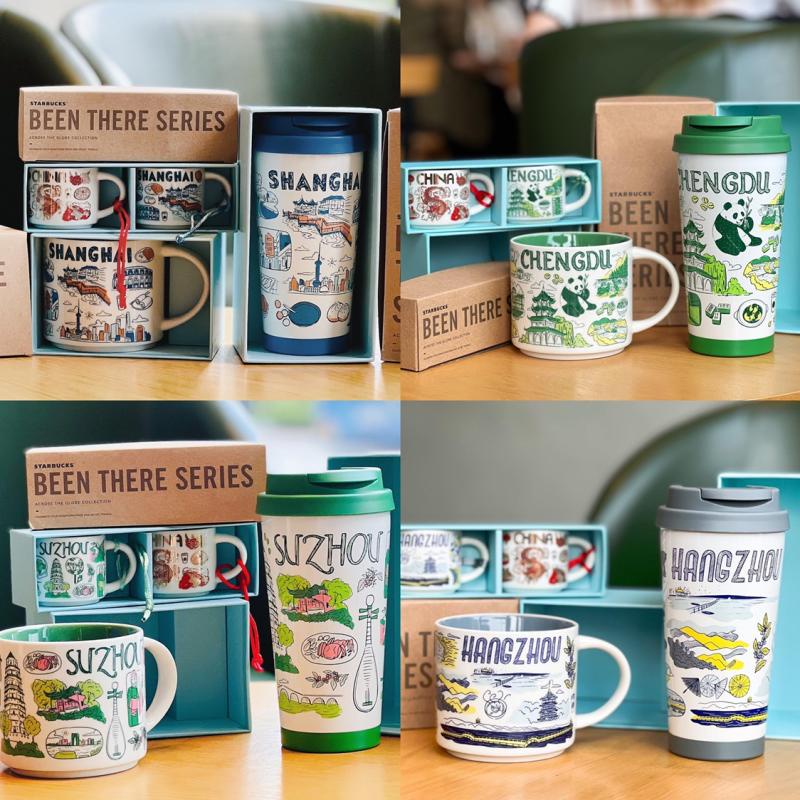 [ของแท้] Starbucks City Limited Cup BTS Chengdu Shanghai Chongqing ...