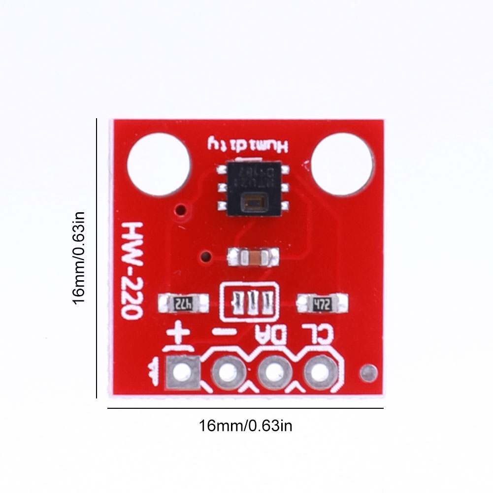 โมดูลเซนเซอร์อุณหภูมิ และความชื้นดิจิทัล HTU21D I2C 1.5V-3.6V GY-213V-HTU21D SHT21 SI7021 ...