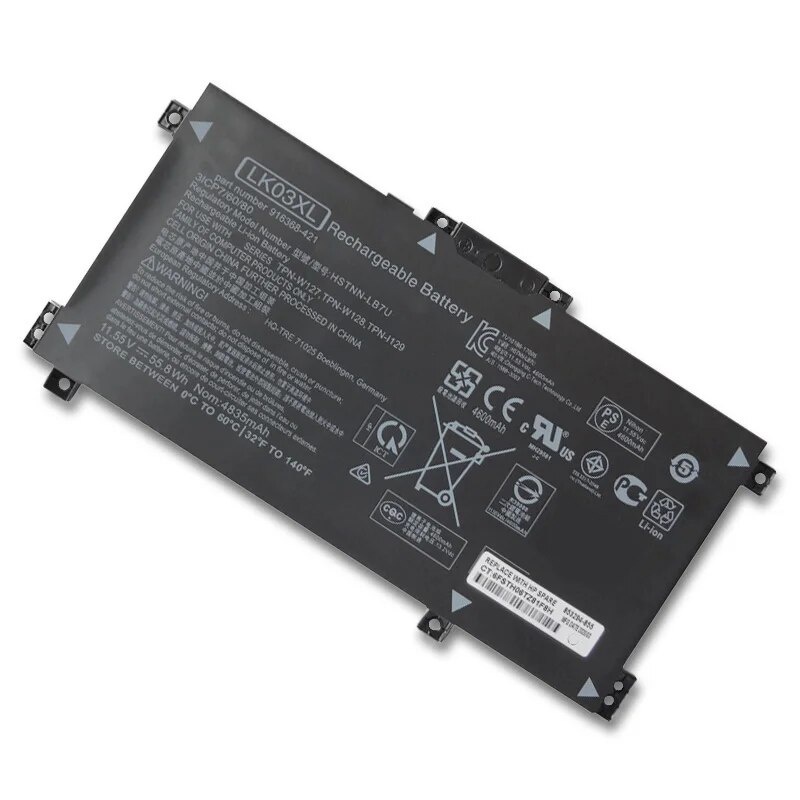 แบตเตอรี LK03XL For HP Envy 15 17M x360 15-bp 15-cn TPN-W127 W128 W129 ...