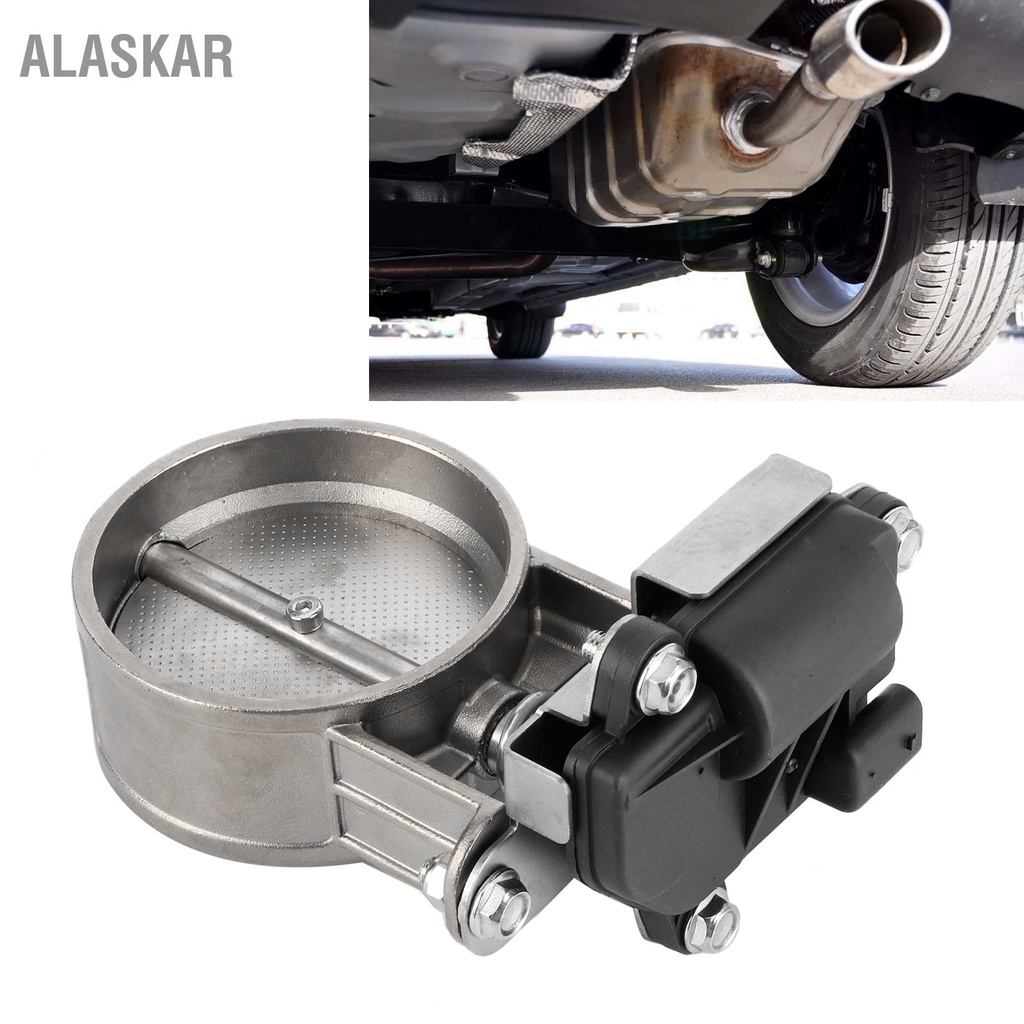 ALASKAR ไฟฟ้าควบคุมไอเสียวาล์ว Cutout ความดันต่ำสำหรับ Catback Downpipe ...