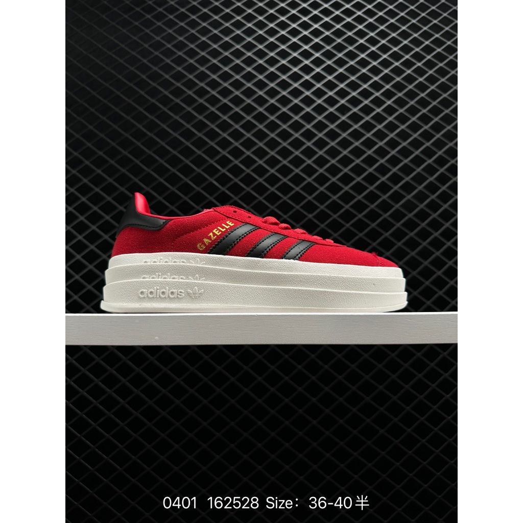 genuine Adidas Gazelle Bold wชายและหญิงวินเทจป้องกันการลื่นไถลสวม ...