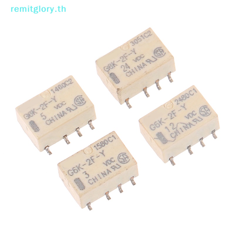 Remitglory รีเลย์สัญญาณ SMD G6K-2F-Y 8PIN สําหรับรีเลย์สัญญาณ DC 3V 5V ...