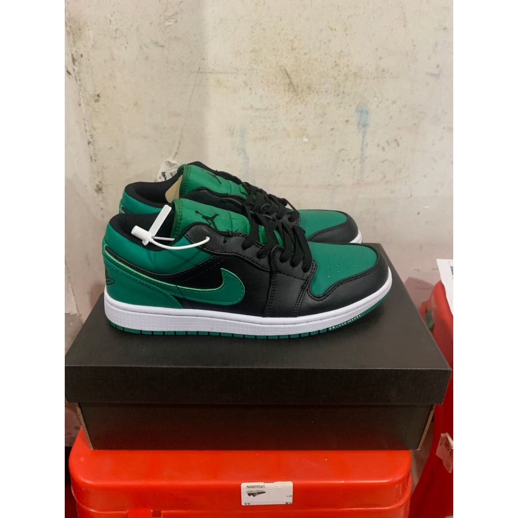 ราคาโปรโมชั่น/ Air Jordan 1 Low Lucky Green 553558-065 รองเท้า Unisex ...