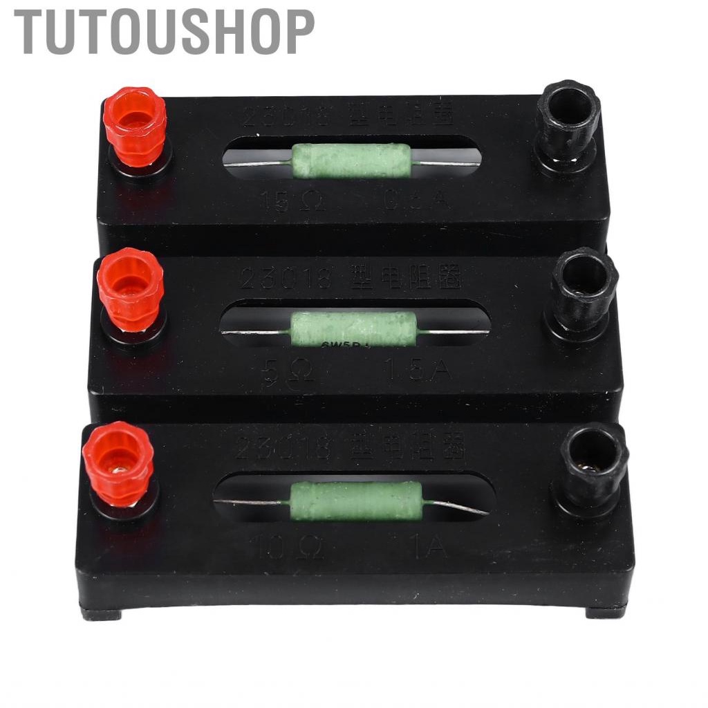 Tutoushop Fixed Resistor Kit Coils 5Ω 10Ω 15Ω Electronic Resistors for ...