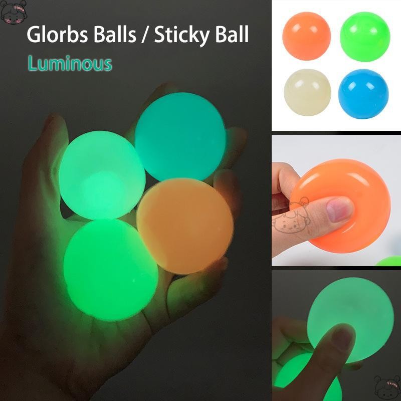 Glorbs Balls / ของเล่นคลายเครียด Sticky Ball Sticky Ball สำหรับเพดาน 4x ...