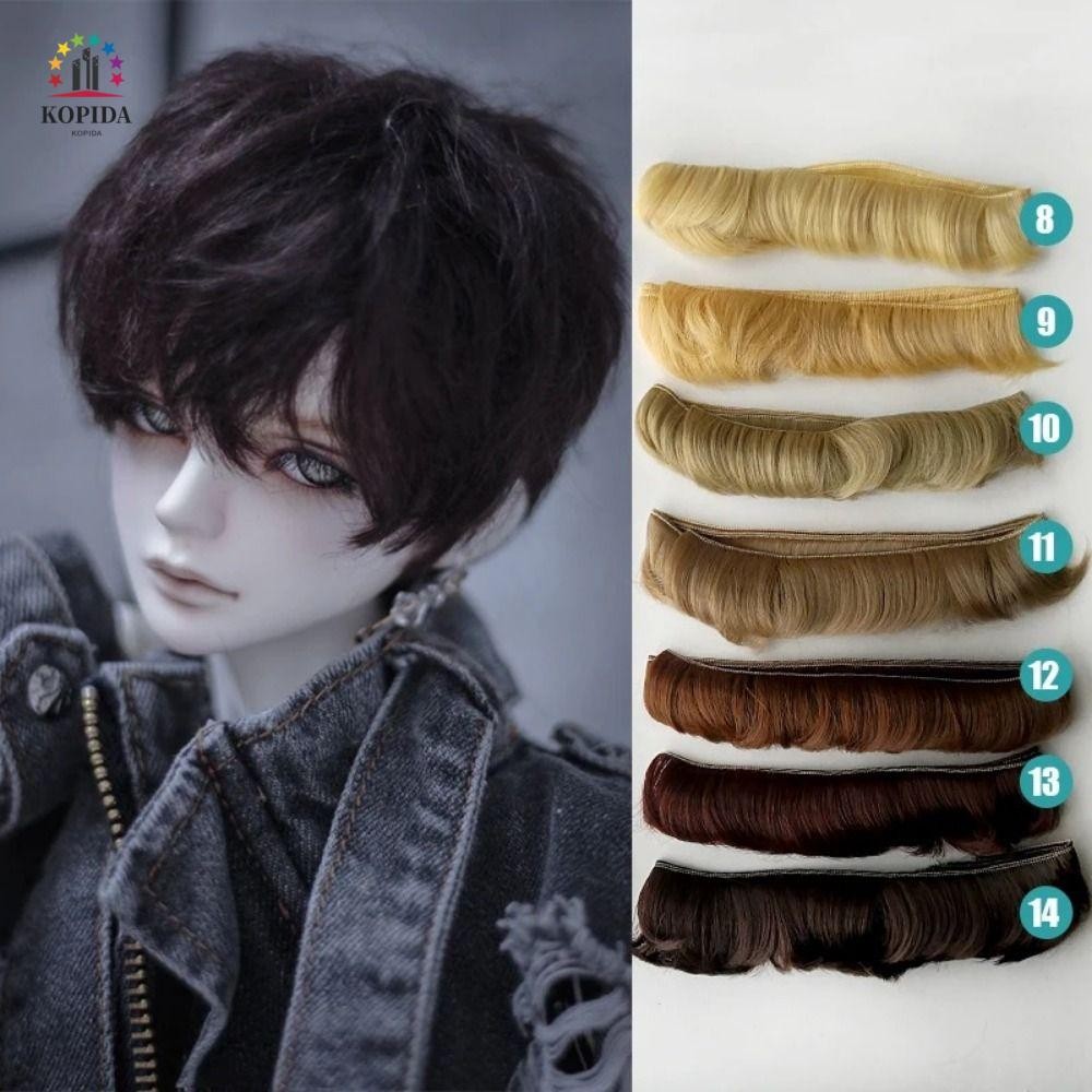 Willis Bjd DIY Fringe ผม,ลวดอุณหภูมิสูง 5x100 ซม.BJD/SD วิกผม Fringe ผม, แต่งตัวตุ๊กตา Curly ...