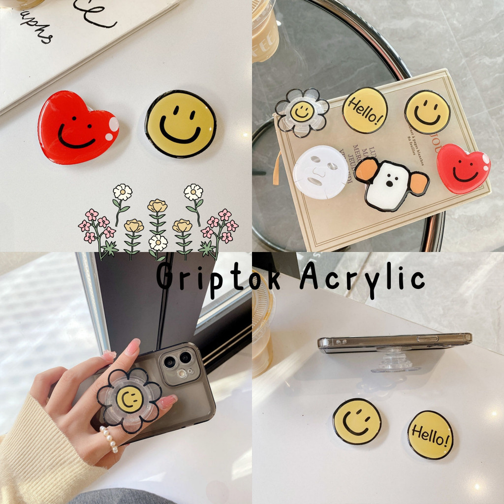 ที่จับมือถือ Griptok มือถืออะคริลิก ที่ติดหลังโทรศัพท์ | Shopee Thailand
