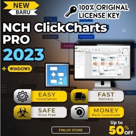 NCH ClickCharts Pro v8.17 Serial Key Latest 2023 For Windows | Shopee ...