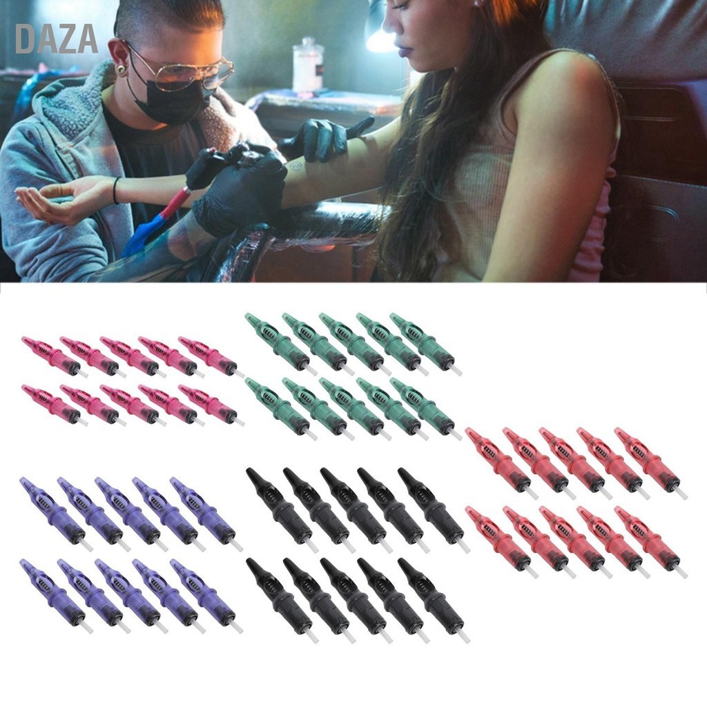 DAZA DIY ชุดเครื่องมือสักแบบพกพาปากกาสักขนาดเล็กปากกาลูกลื่นชุดสำหรับ ...