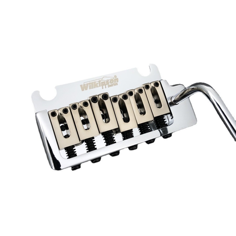 HS- Wilkinson Guitar Bridge 2 จุด Tremolo Vibrato Chrome WOV08 ระยะ ...