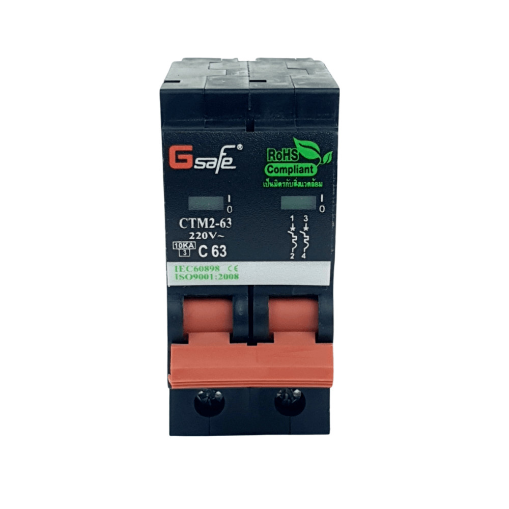 good tools. G-SAFE เมนเบรกเกอร์ 2P 63A สีดำ ถูกจริงไม่จกตา | Shopee ...