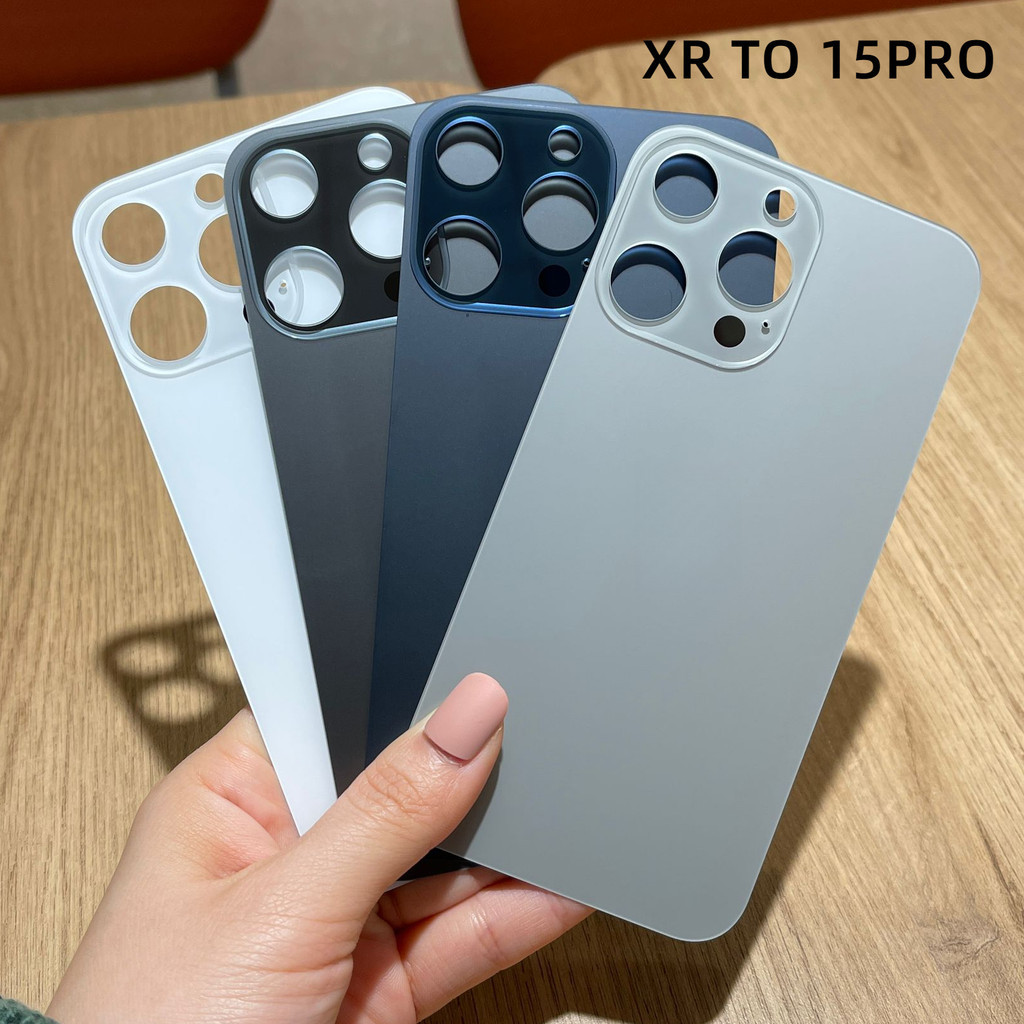 เคสกระจก ปิดด้านหลัง Diy สําหรับ Xr To15pro Xr to 15 Pro Xr to 15pro | Shopee Thailand
