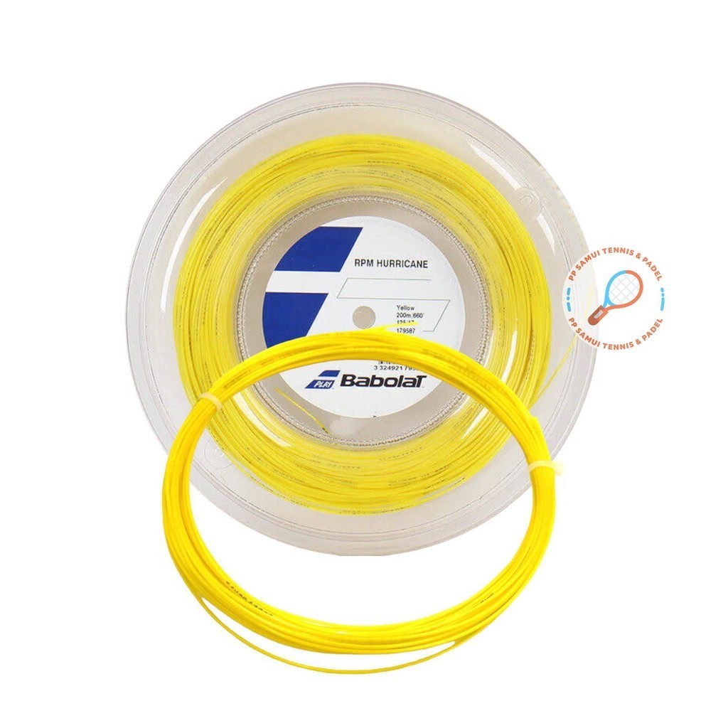 เอ็นเทนนิส tennis string Babolat RPM Hurricane เบอร์ 17 12เมตร ของแท้ ...