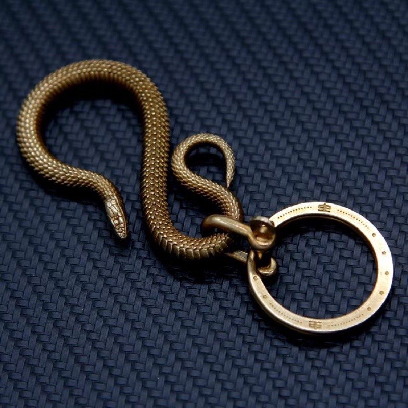 [Handmade] Snake hook พวงกุญแจ งู [ทองเหลือง] | Shopee Thailand