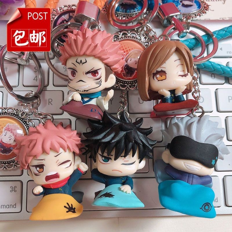 ของแท้ พวงกุญแจ จี้ตุ๊กตา Gojo Go Knotweed Yuren Fu Hei Hui Two-Sideed ...