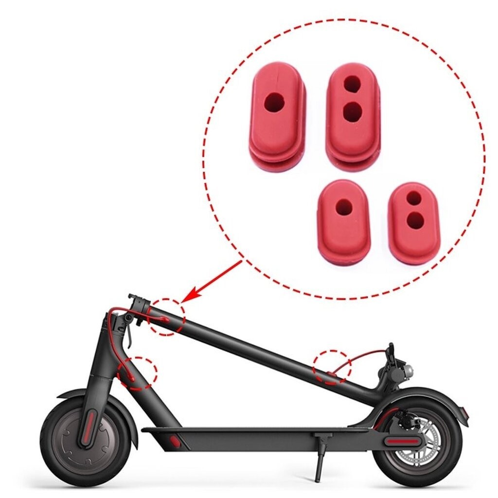 ยางปิดรูสายไฟ Cover Cap Rubber Plug for Xiaomi Mi Electric Scooter M365 ...