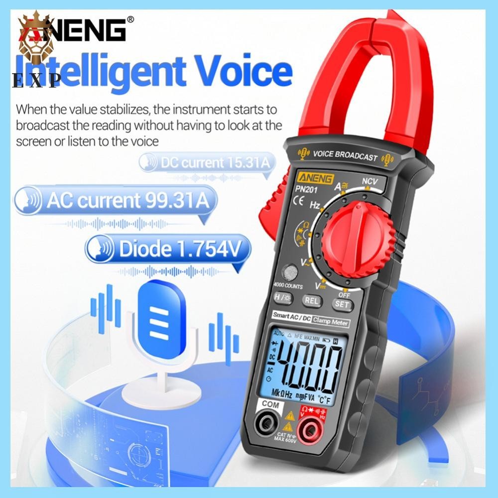 [explosion1.th] แคลมป์มัลติมิเตอร์ดิจิทัล 4000 Counts NCV มัลติมิเตอร์ LCD Backlit เครื่องมือ ...