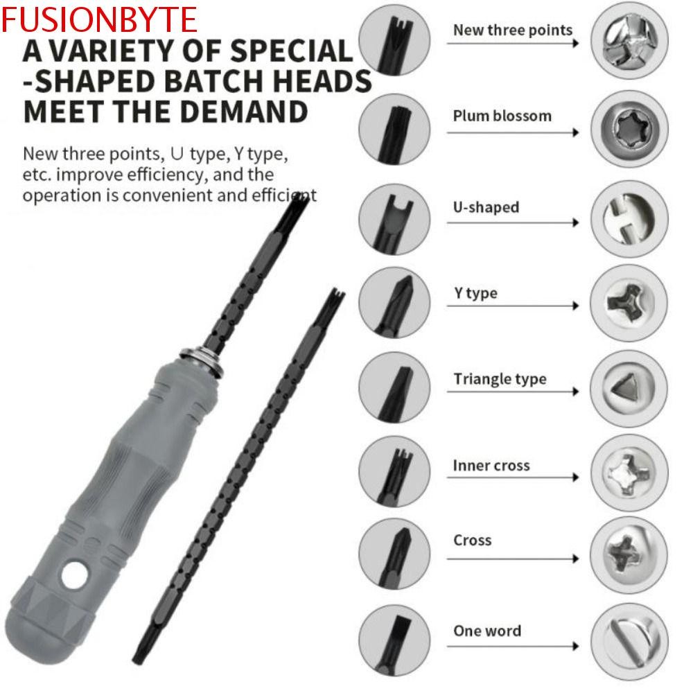 Fusionbyte สามเหลี่ยมไขควงแม่เหล็ก Torx Key ไขควงชุดเครื่องมือ Double-Head สําหรับซ่อมโทรศัพท์ ...