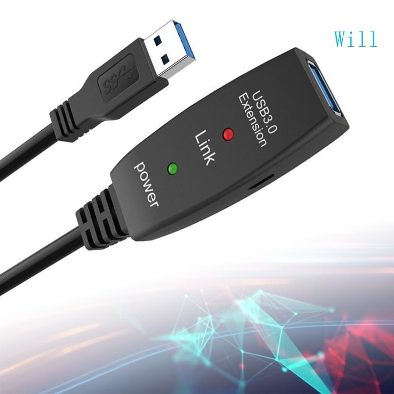 จะ 5Gbps USB 3 0 Extender Line A ปลั๊กไปยังสายเคเบิลข้อมูลซ็อกเก็ตพร้อม ...