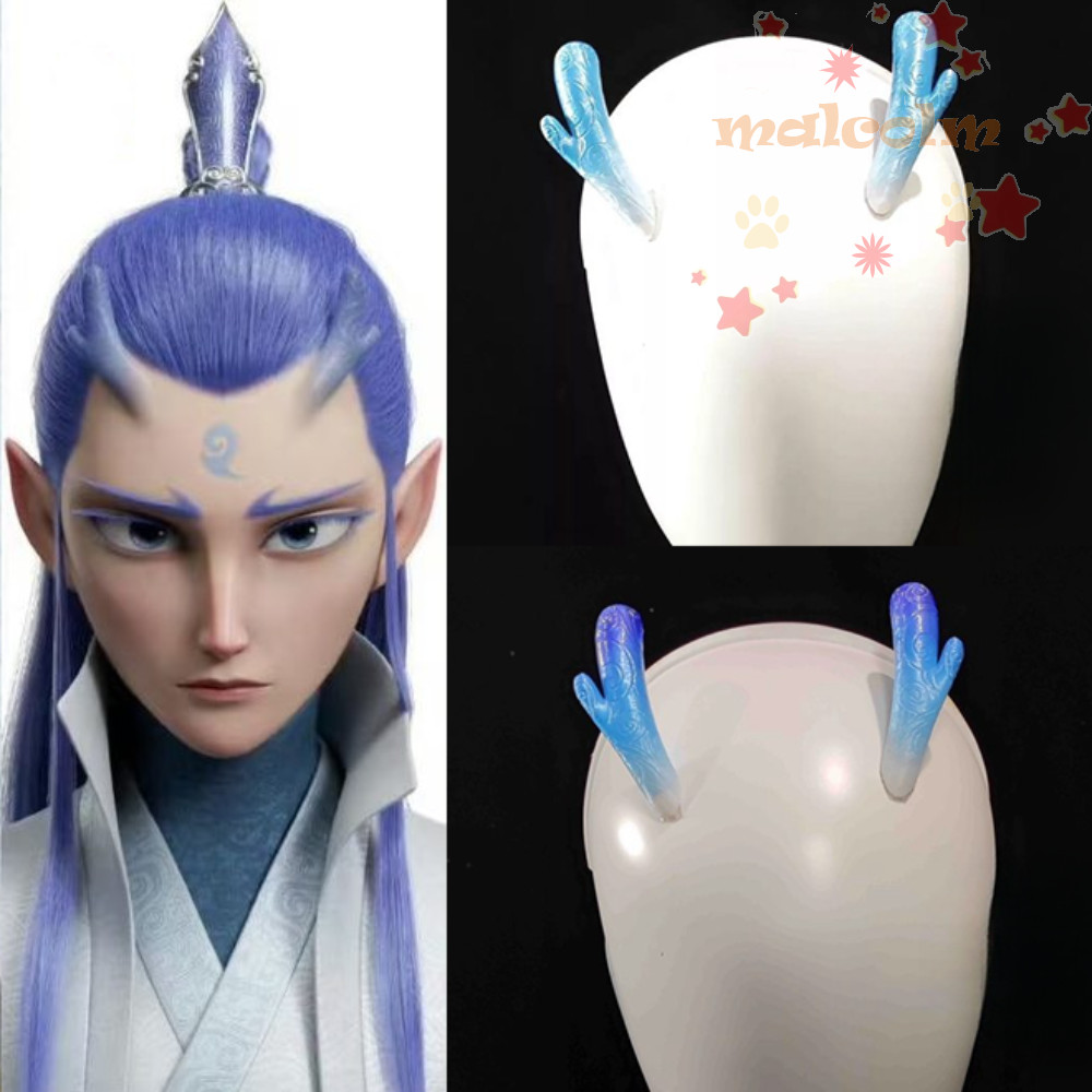 Malcolm Aobing คอสเพลย์ Headwear,การ์ตูนหมวก Aobing ฮอร์นมังกร ...