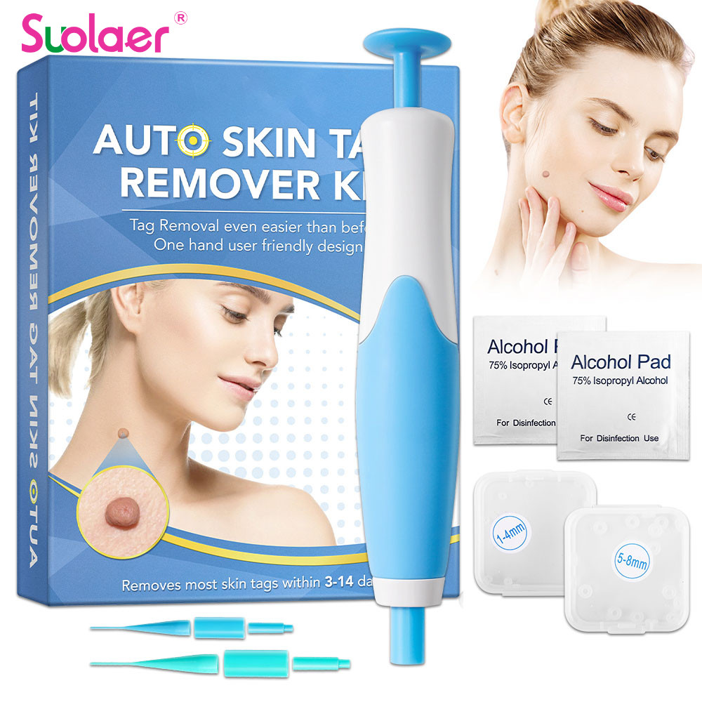 Suolaer 2 IN 1 Auto Skin Tag Remover Kit Micro Skin Tag อุปกรณ์กําจัด ...