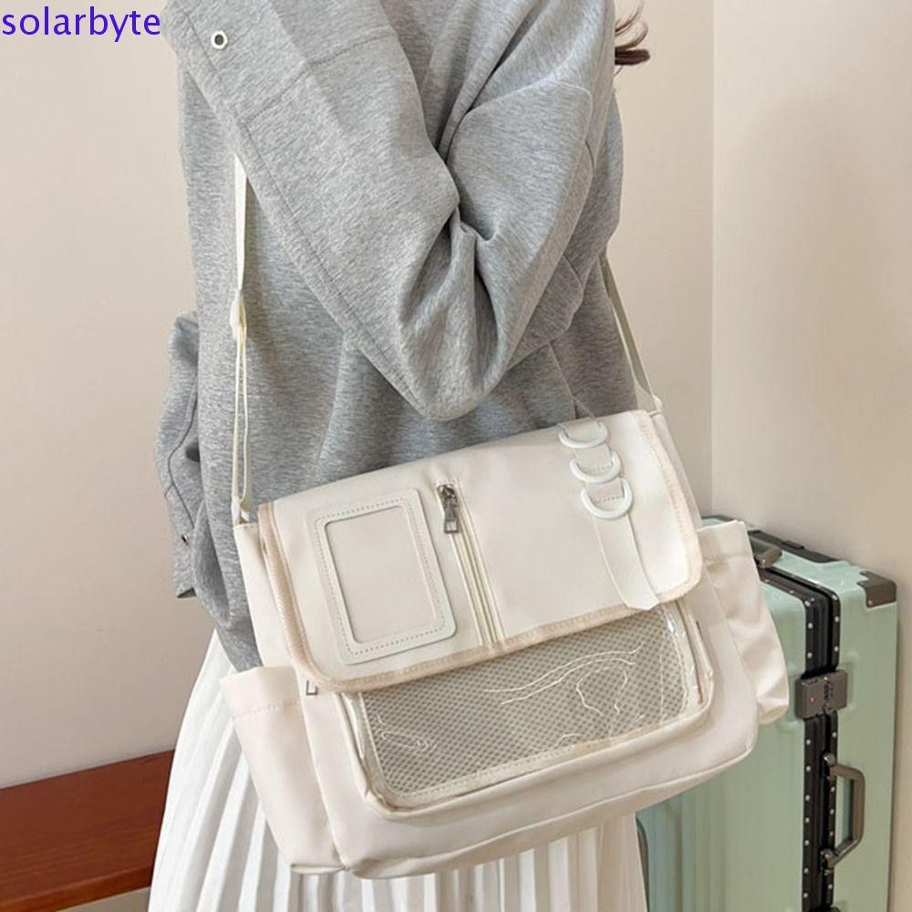 Solarbyte กระเป๋าใส,กระเป๋าซิปผ้าฝ้ายตุ๊กตากระเป๋าสีทึบ Itabag, กระเป๋าไนลอน Idol สินค้า Storage ...