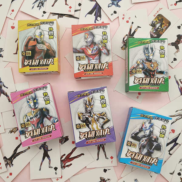 เกมการ์ด Ultraman Puzzle การ์ดเล่นมินิสำหรับแม่และลูกการ์ดมูลค่าสูง ...