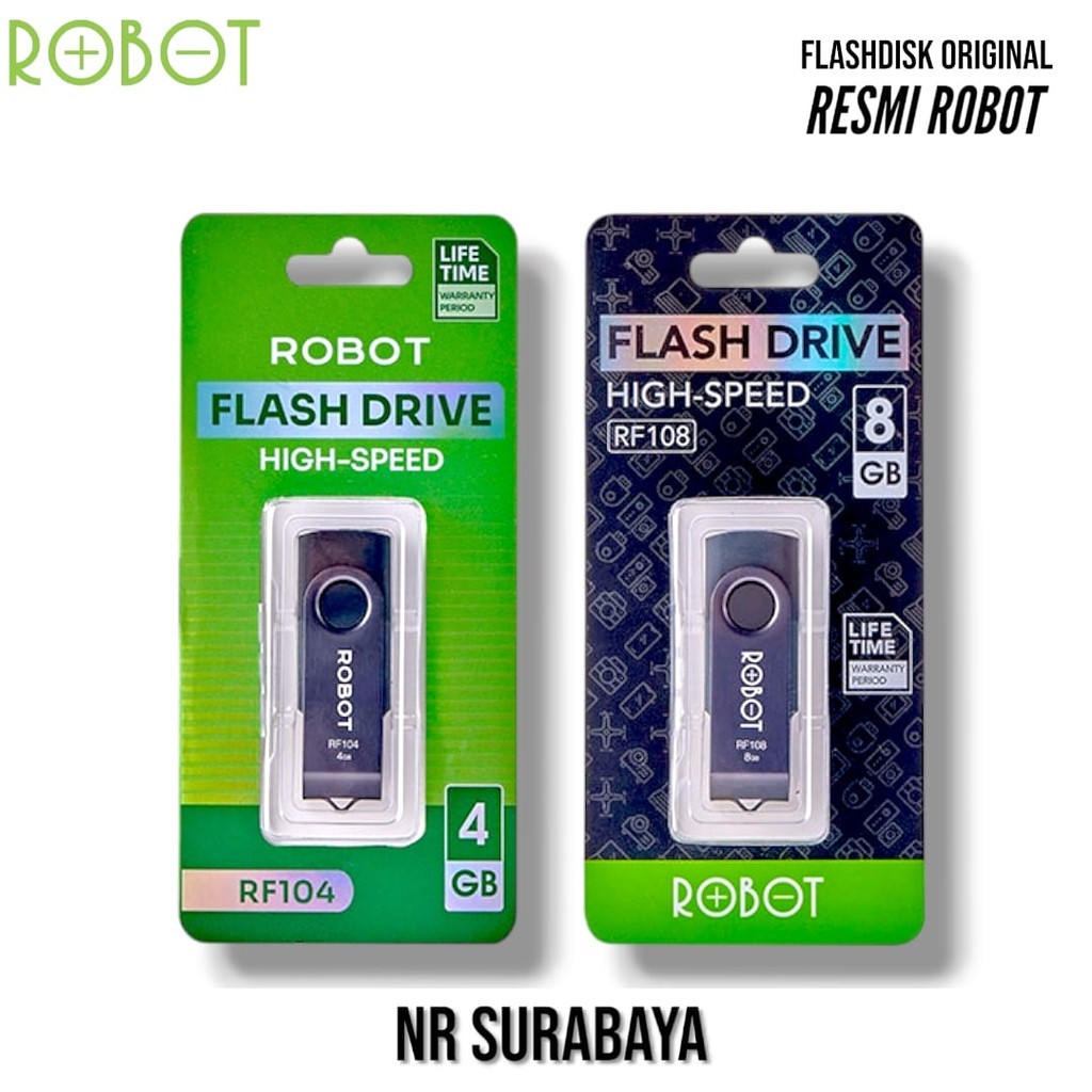 [PS] Robot Flashdisk 4GB 8GB 16GB 32GB / FlashDrive RF104 RF108 RF116 ...