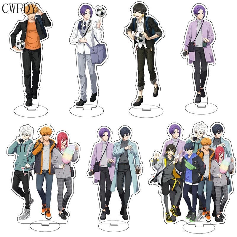 Blue Lock อะนิเมะยืน standee รุ่น Isagi Chigiri Bachira Nagi Karasu ตก ...