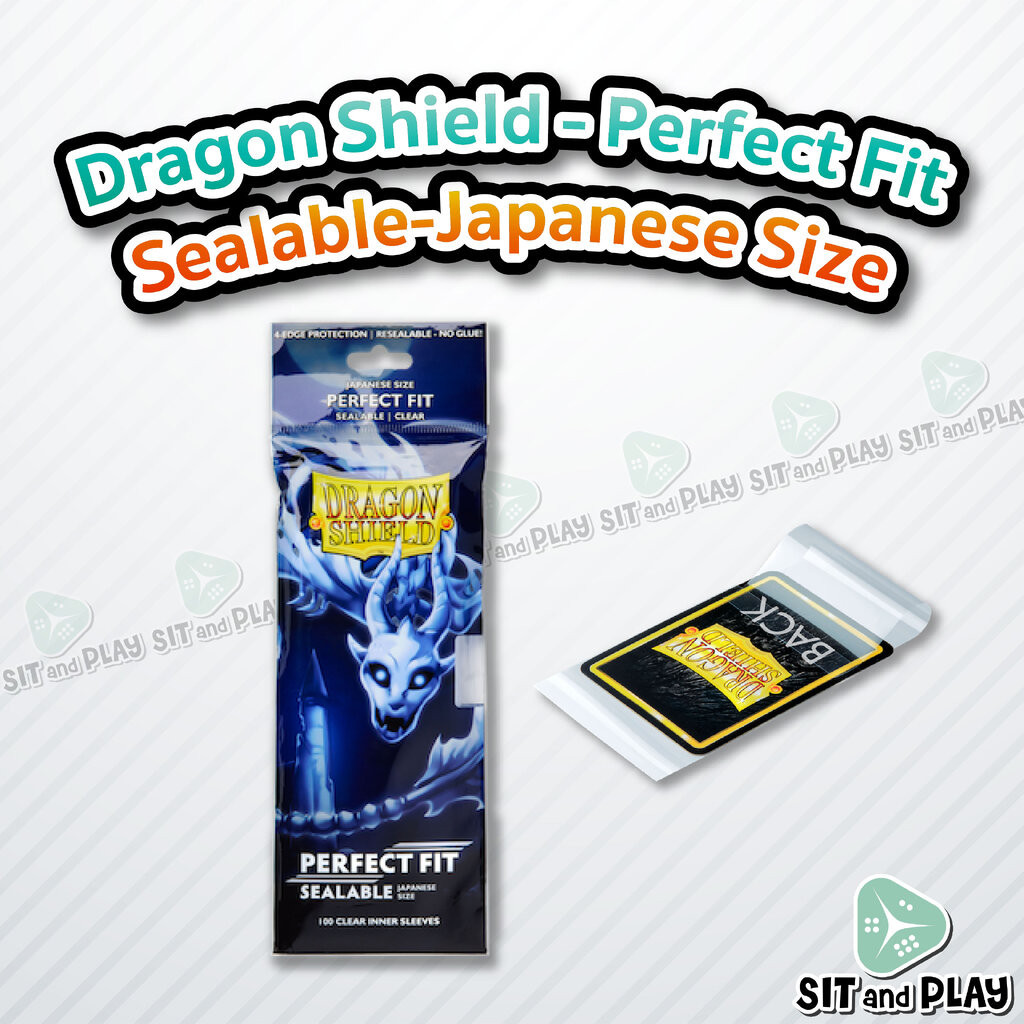 Dragon Shield - Perfect Fit Sealable Japanese Size 100 Clear Inner ...