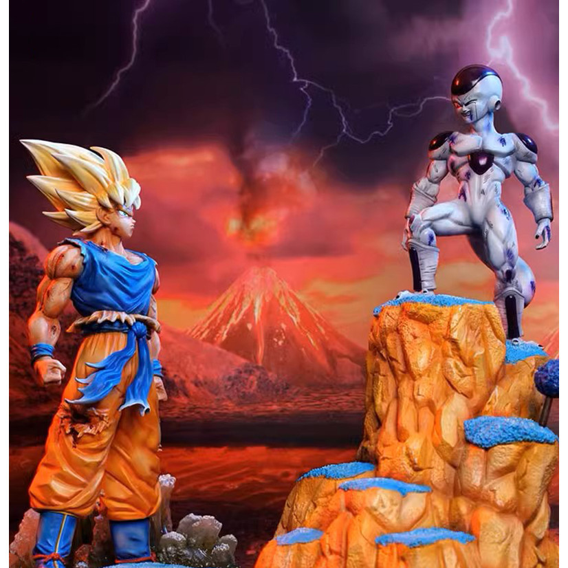 ฟิกเกอร์ อนิเมะดราก้อนบอล Z Goku Vs Frieza Namek Scene | Shopee Thailand