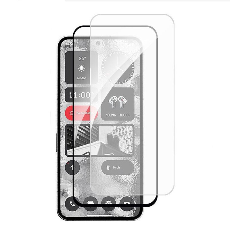 Nothing Phone 2a Phone (2a) Plus Clear Tempered Glass 9H 2.5D Premium Screen Protector ฟิล์ม ...