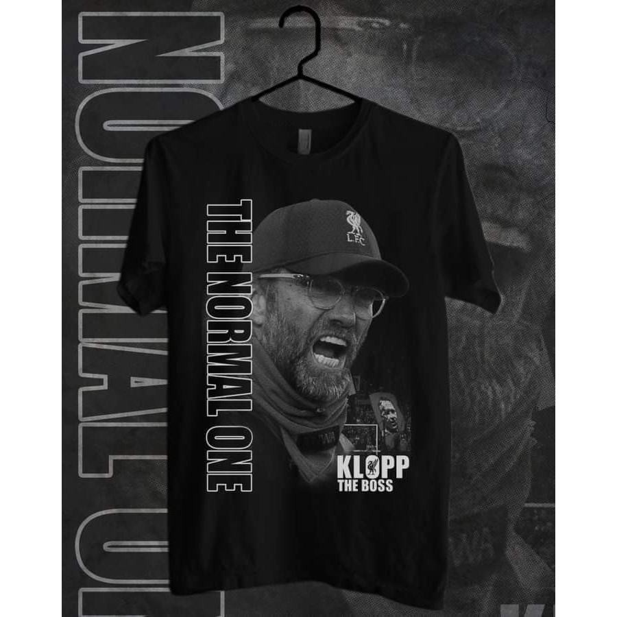 เสื้อ เจอร์เก้น คล็อปป์ Liverpool Jürgen Klopp THE NORMAL ONE T-shirt ...