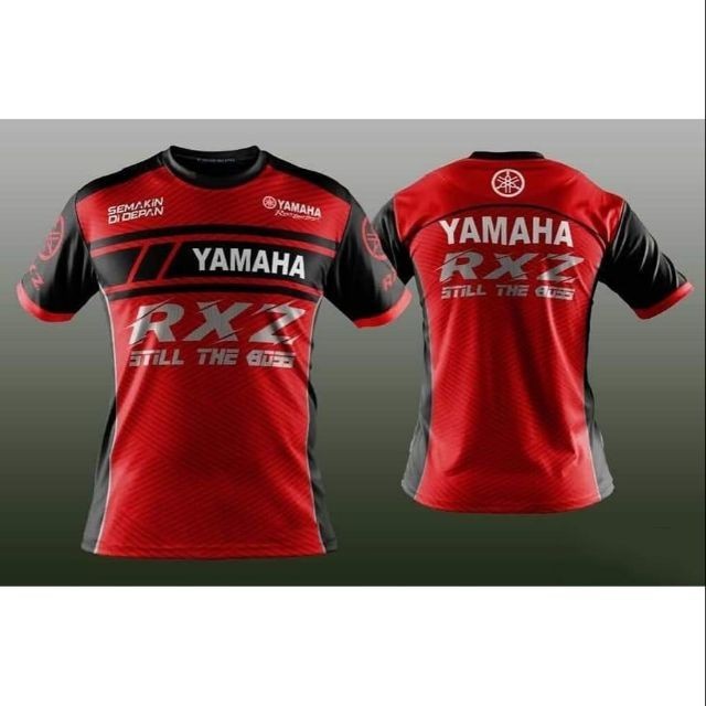 เสื้อกีฬาแขนสั้น ลายทีม Yamaha Rxz Still the Boss Baju ไมโครไฟเบอร์ ...