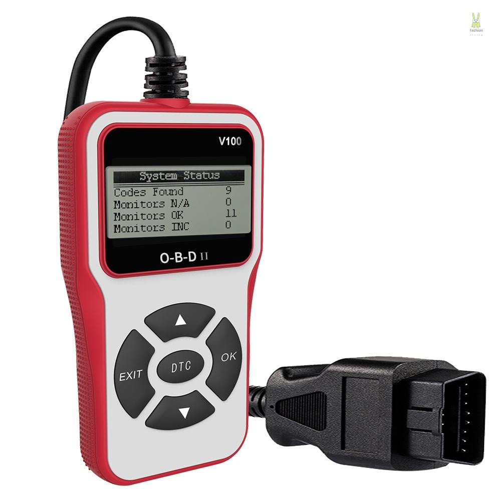 Universal OBD II เครื่องสแกนเนอร์เครื่องยนต์รถยนต์รหัสความผิดพลาด ...