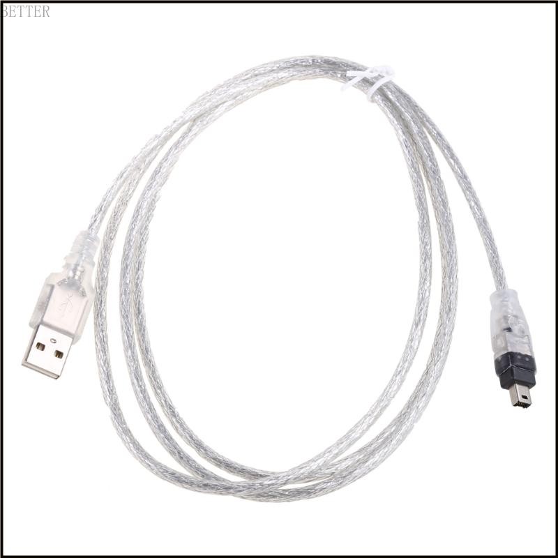Bett 1 4m USB to Firewire IEEE 1394 4P Male Adapter Cable Wire iLink ...